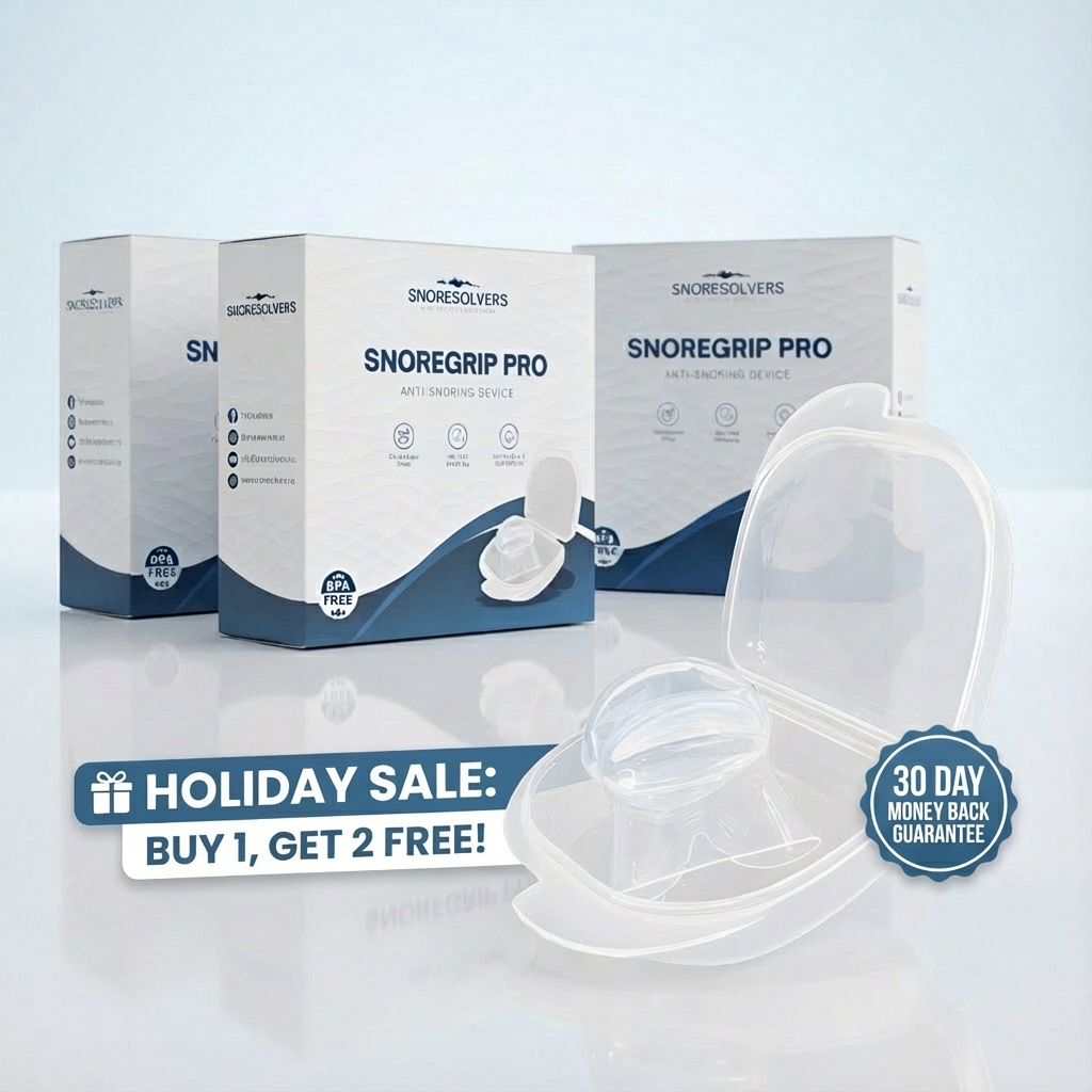 SnoreGrip Pro – Instant Snoring Relief – SnoreSolvers