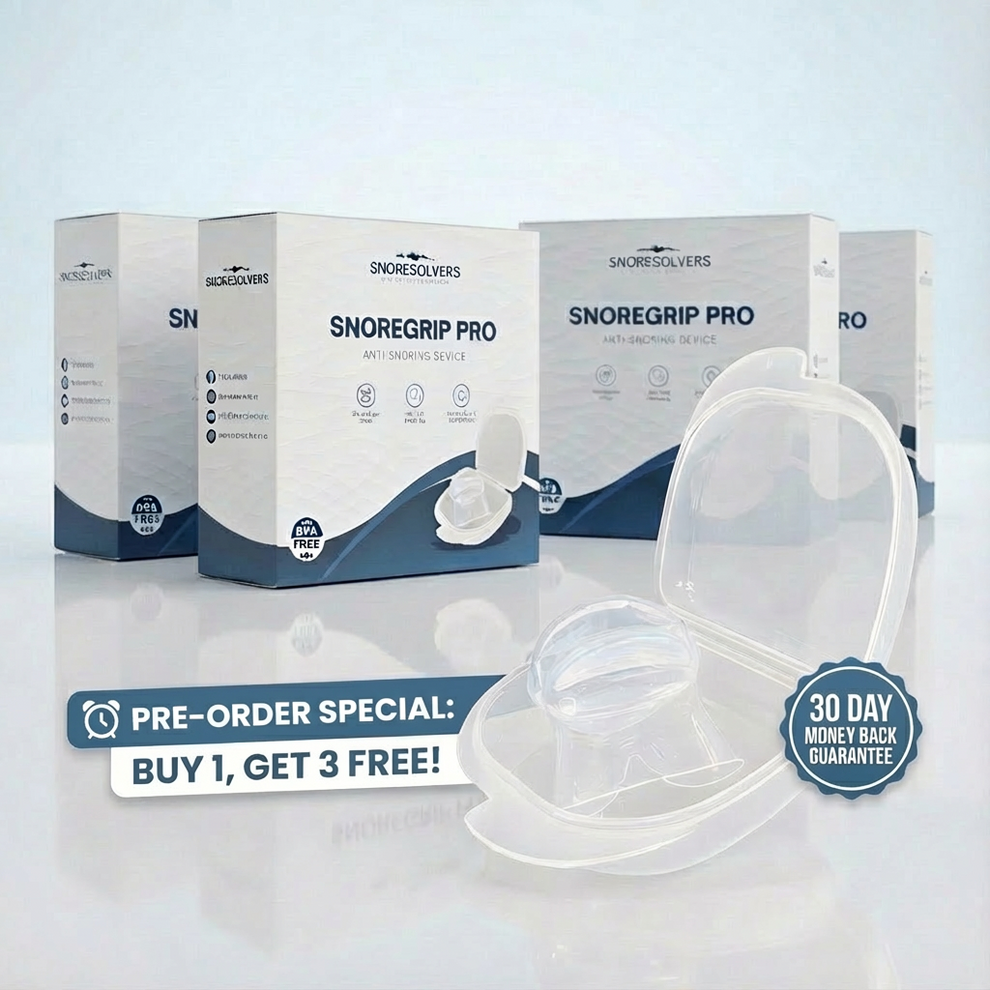 SnoreGrip Pro – Instant Snoring Relief – SnoreSolvers